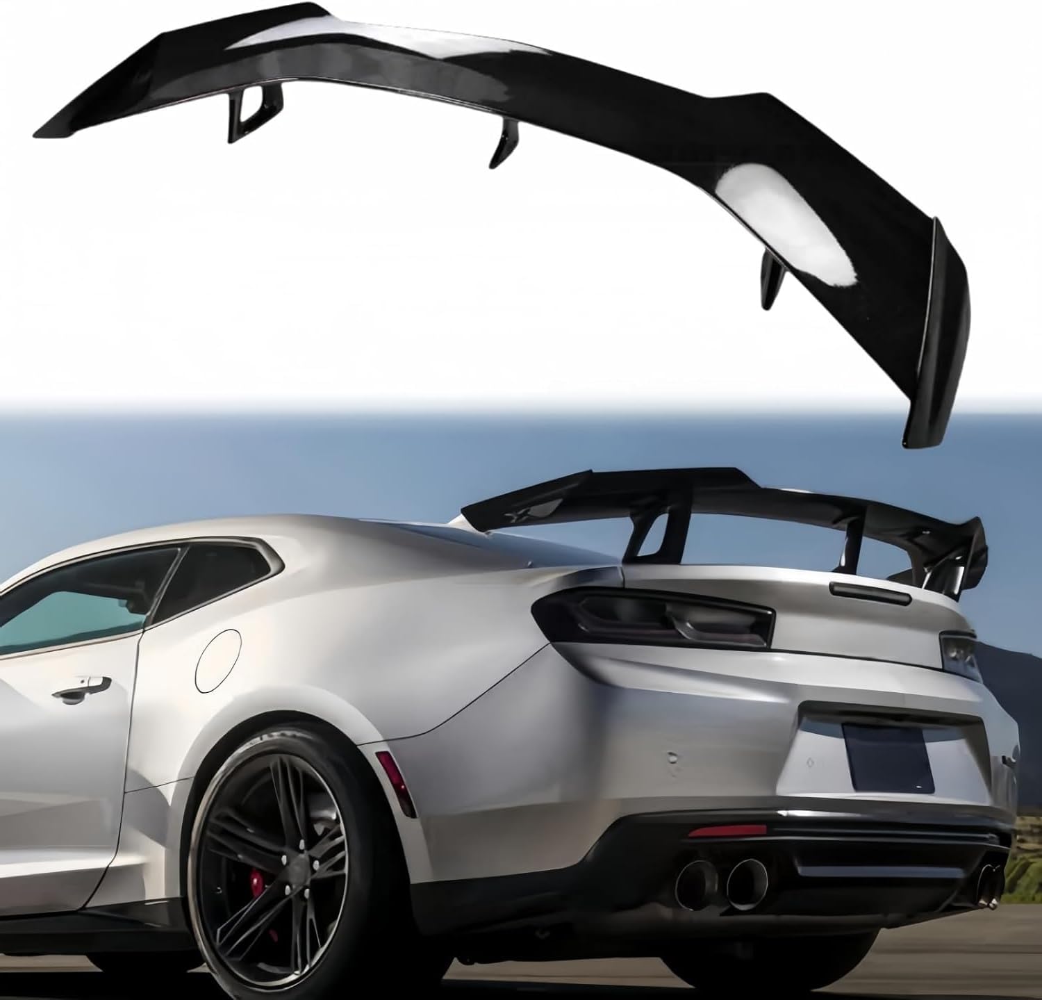Amazon.com: vks Rear Spoiler Wing Kit for Chevrolet Camaro SS RS LT ZL ...