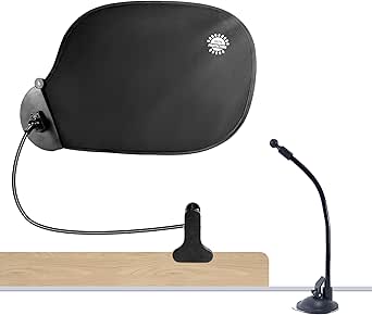 Amazon.com: Adjustable Office Desk Shade – Anti-Glare Light Blocker ...
