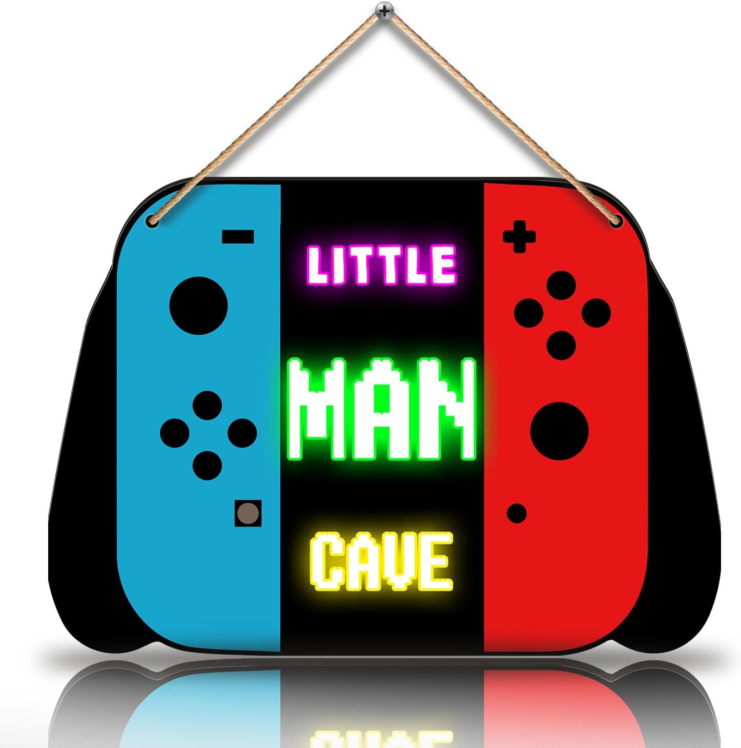 Amazon.com: Neon Game Console Wooden Sign - Gamer Room Decor for Boys ...