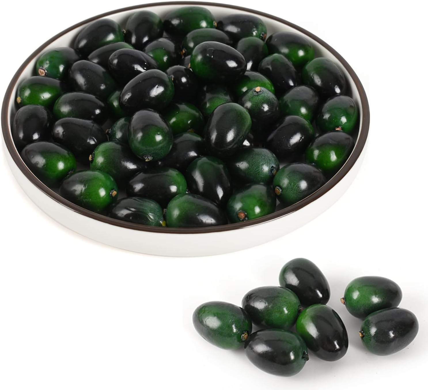Amazon.com: Hagao Fake Olive Simulation Lifelike Olives for Home ...