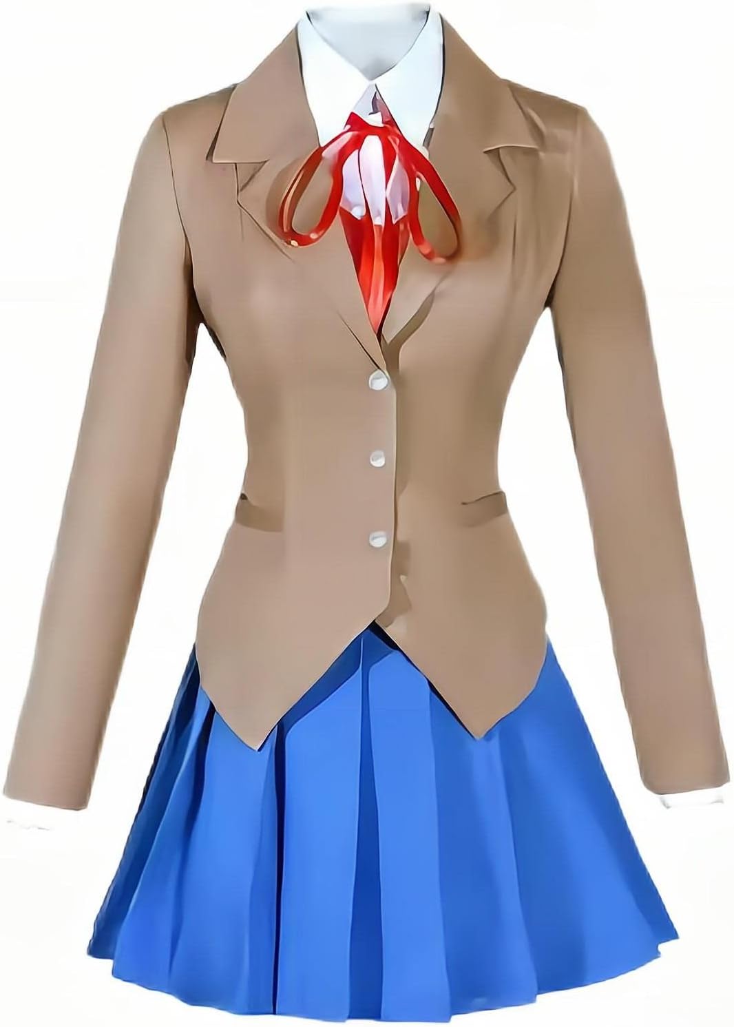 Amazon.com: Monika Cosplay Costume Yuri Natsuki Cosplay Costume Ladies ...