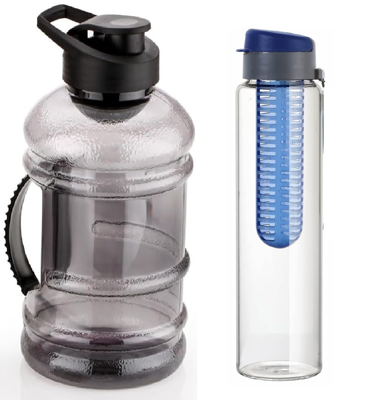 ASVMART Gym Water Bottle Combo 1.5L Sports Water Bottle With Fruit ...