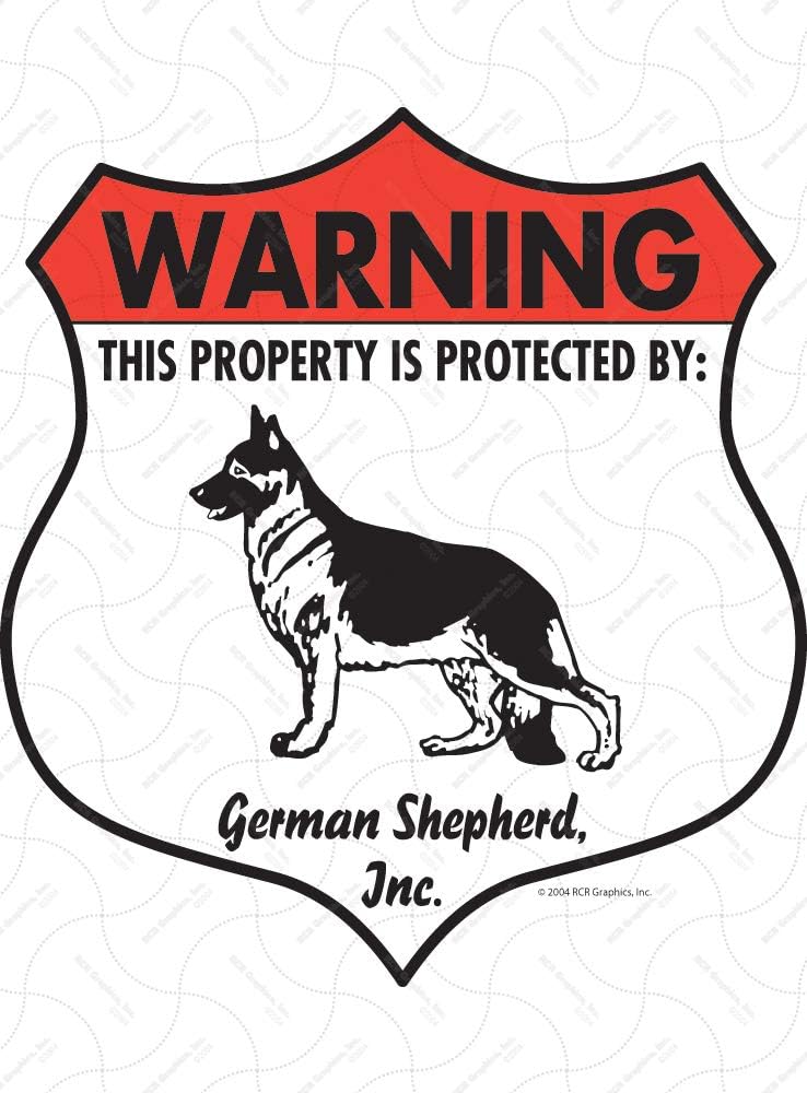 Amazon.com : Warning! German Shepherd - Property Patrolled Aluminum Dog ...