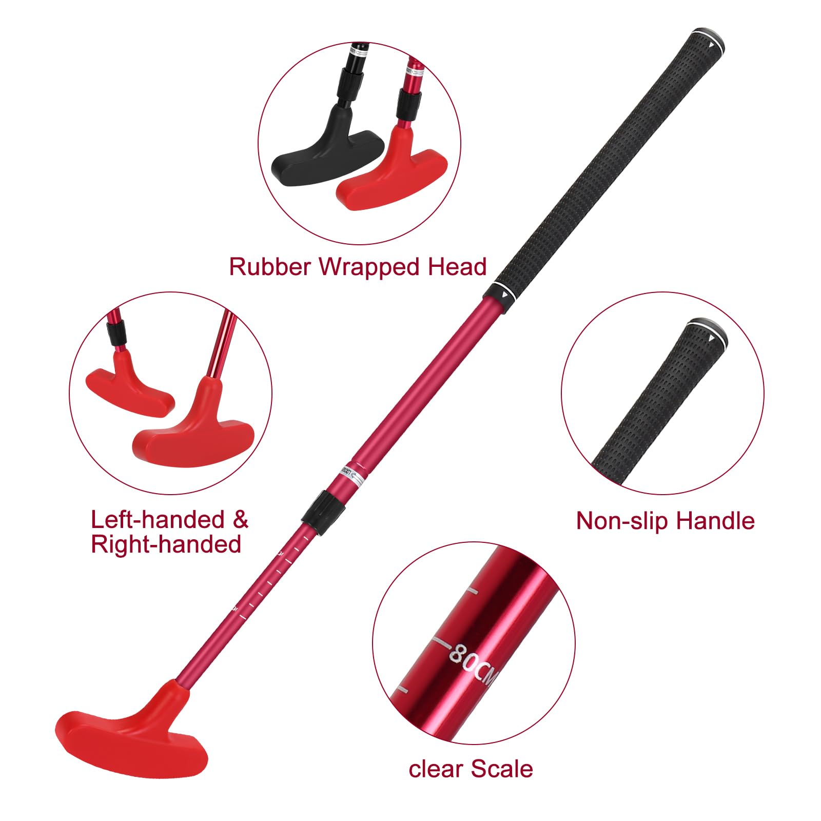 Snapklik.com : Golf Putter, 2 Pack Golf Putters For Men & Women Mini ...