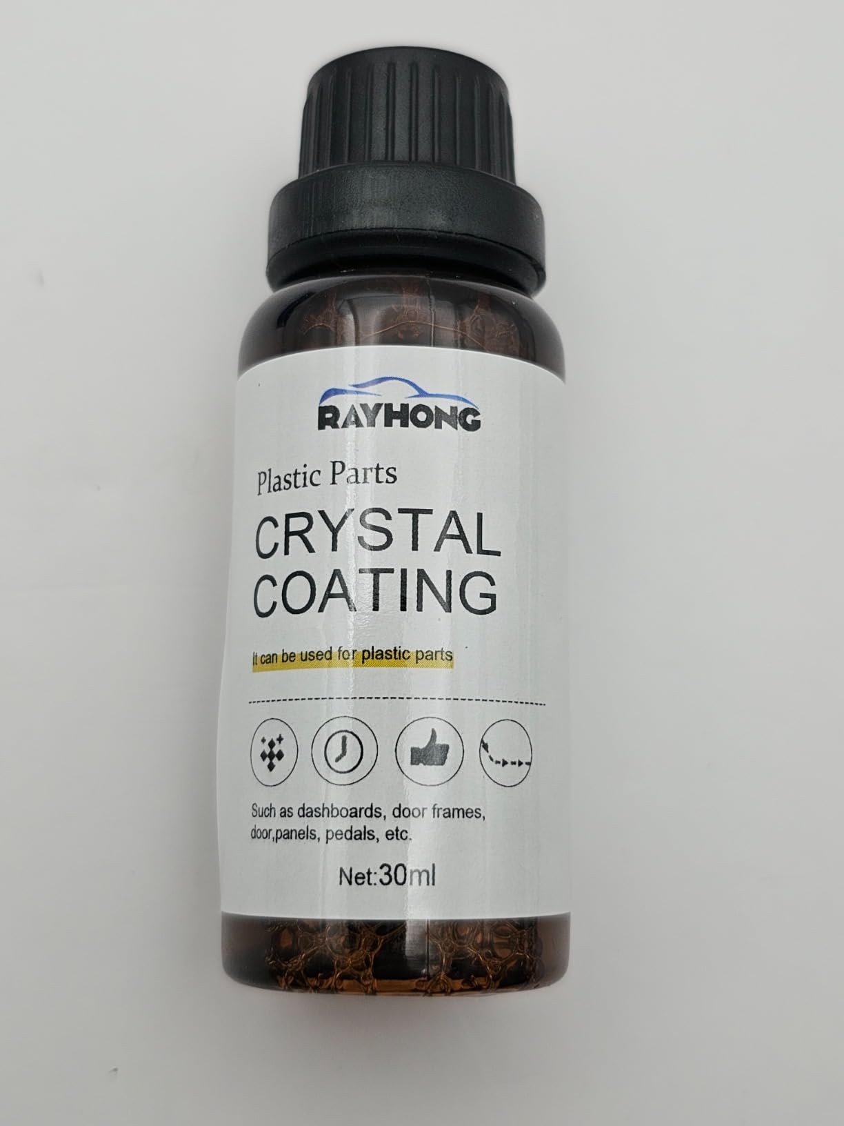 Amazon.com: 2pcs Crystal Coating for Car, Plastic Parts Crystal Coating ...