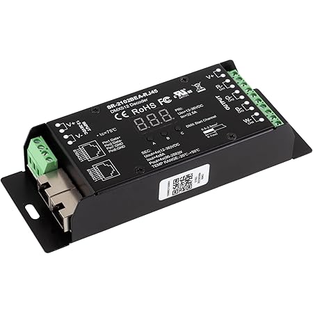 Amazon.com: GIDERWEL 4 Channel DMX Decoder RGBW PWM DMX512 Dimmer Driver RGBW LED Strip Light ...