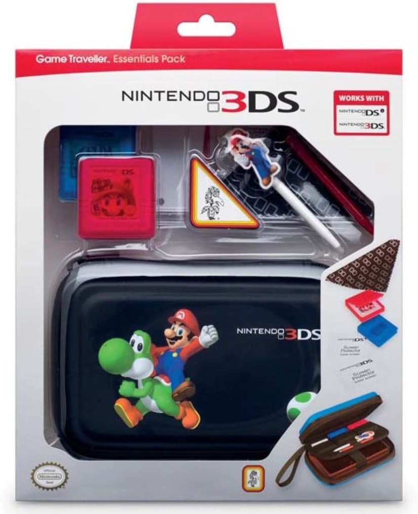 GameTraveller Mario & Yoshi Case & Essentials Pack (Nintendo 3DS ...