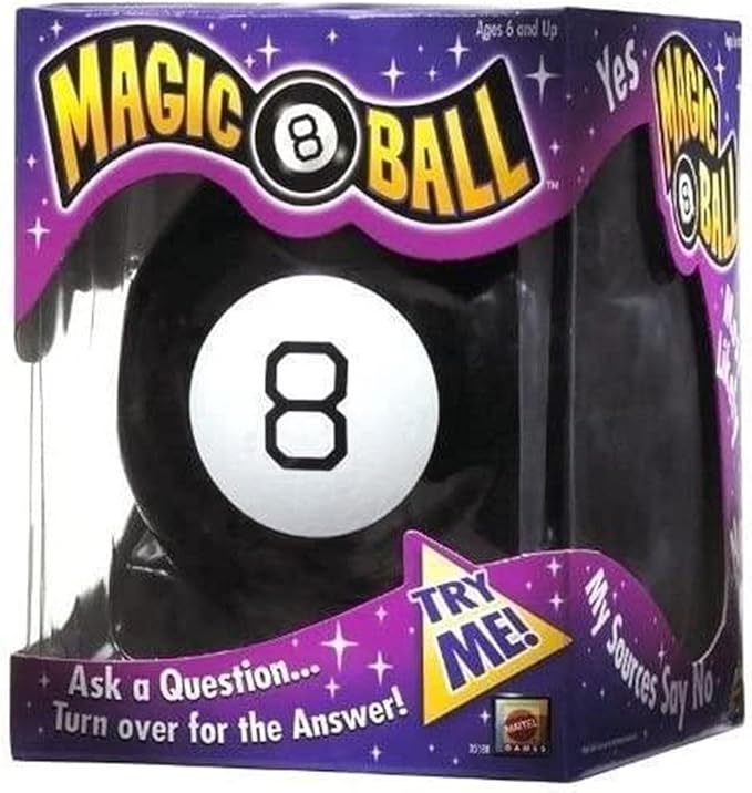 Amazon.com: Mattel 30188 Magic 8 Ball Fortune Telling Teller Original ...