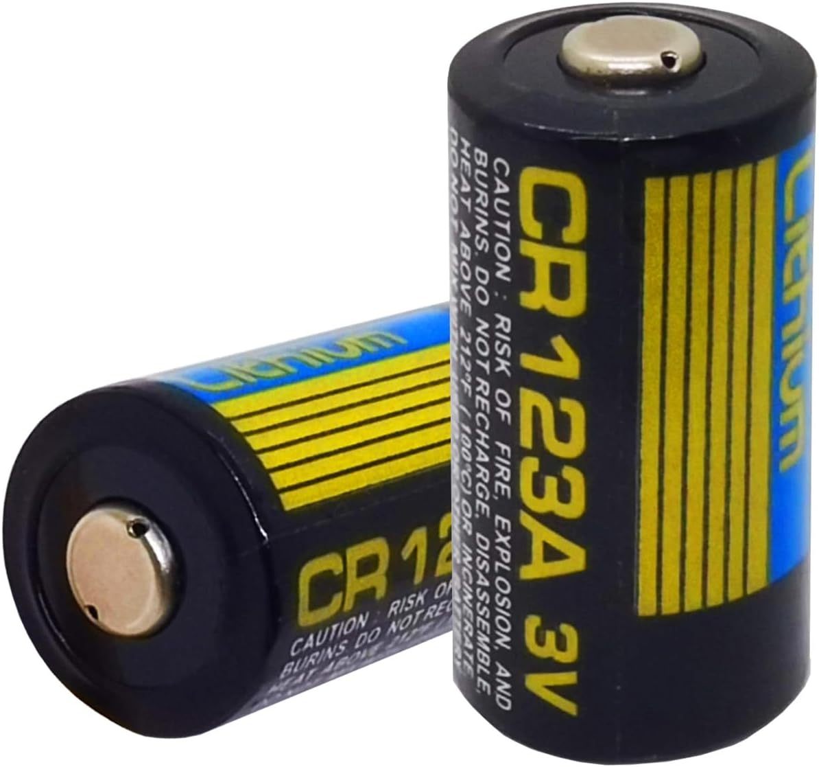 Amazon.com: WEIMAA 2 Pack CR123A 3V Lithium Battery 1400mAh CR123 ...