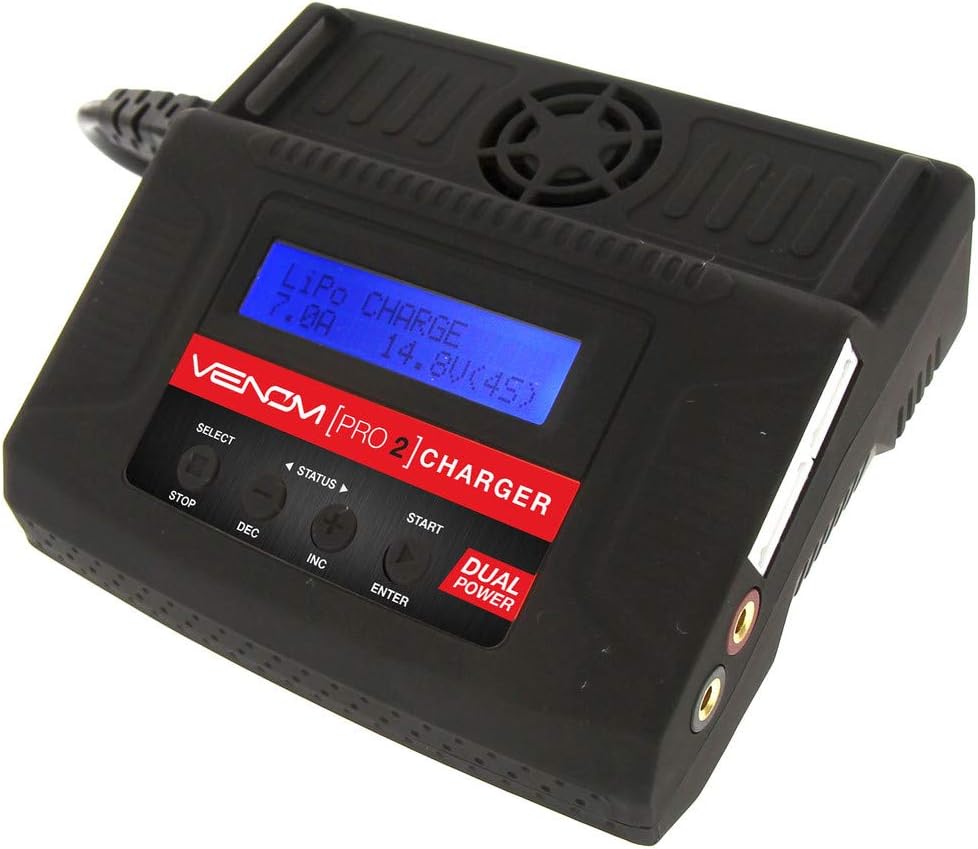 Amazon.com: Venom Pro 2 Dual LiPo Battery Charger (XT60 HXT, EC3 JST ...