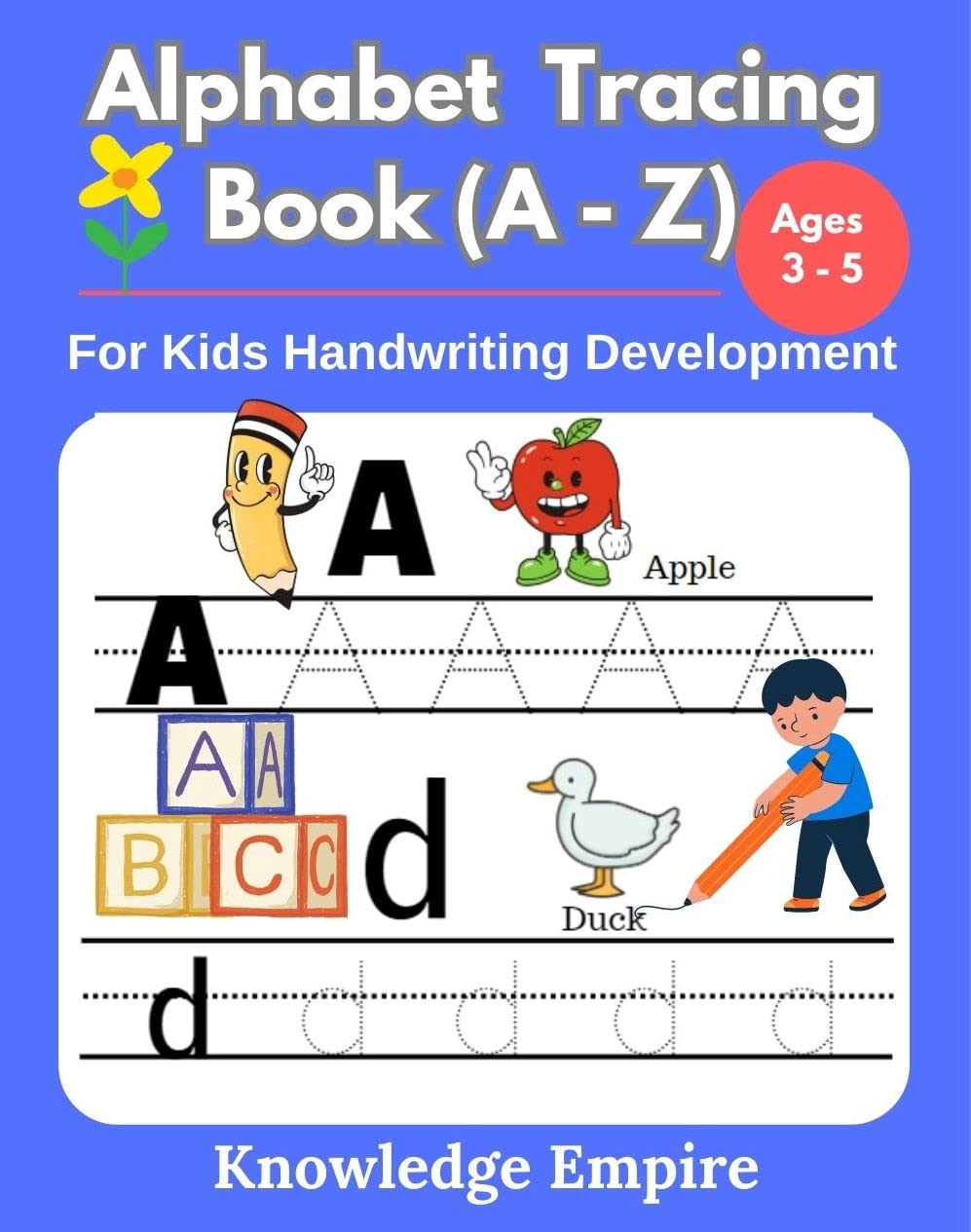 Amazon.com: Alphabet Tracing Book for Kids Development : The Tracing ...