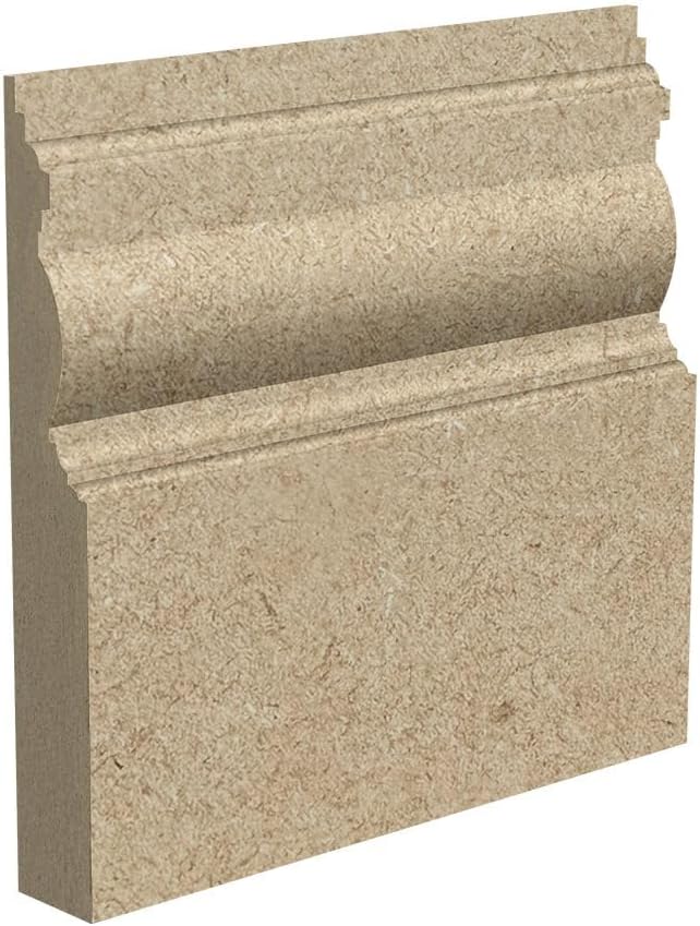 Edwardian Unprimed MDF Skirting Board - Thickness: 18mm : Amazon.co.uk ...
