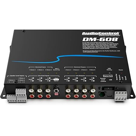Amazon.com: AudioControl DM-608 6 by 8 Channel Matrix Digital Signal ...