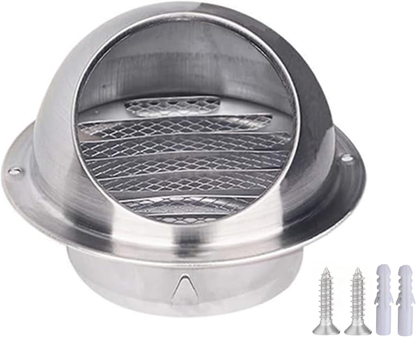 Amazon.com: Stainless Steel Round Vent Cover, Air Vent Louver Grille ...