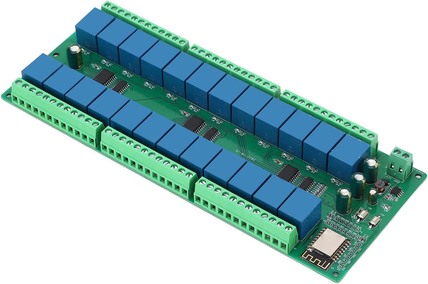 Relay Board, WiFi Control AC 250V Load 24 Channel Relay Module ESP8266 ...