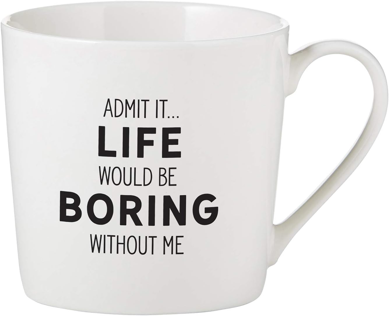 Amazon.com: Creative Brands SIPS Drinkware Bone China Cafe Mug/Coffee ...