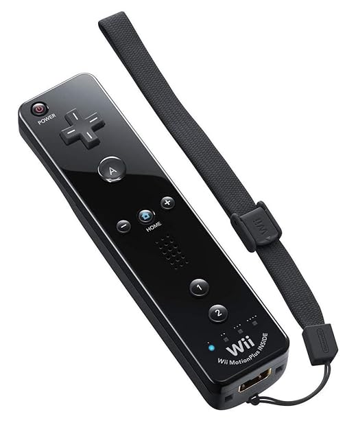 Amazon.com: Nintendo Wii Remote Plus, Black (Renewed)