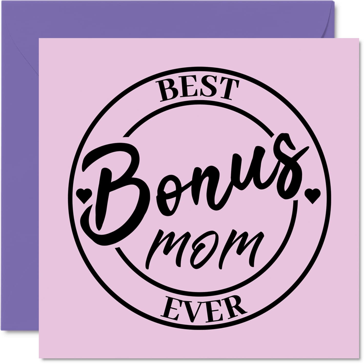 Amazon.com : Step Mom Mothers Day Card - Best Bonus Mom Ever - Funny ...