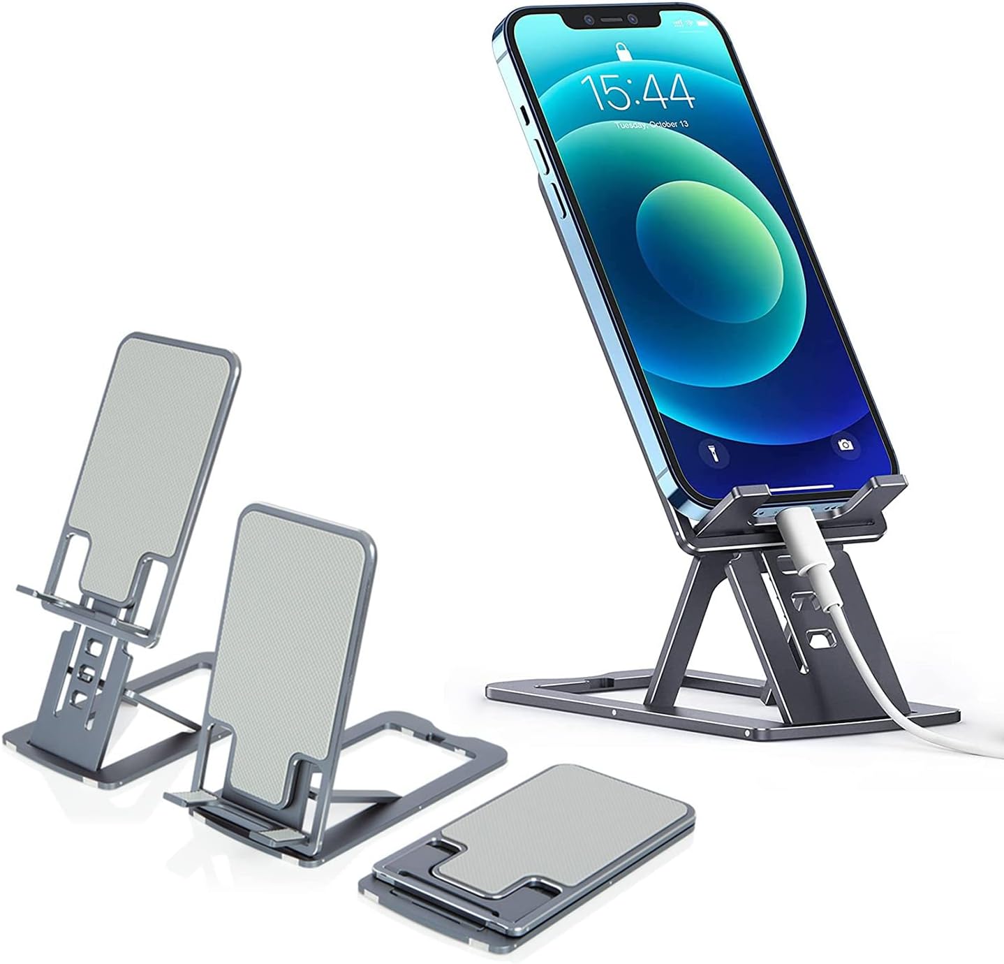 Amazon.com: Andibro Foldable Cell Phone Stand, 4-Angle Portable Phone ...