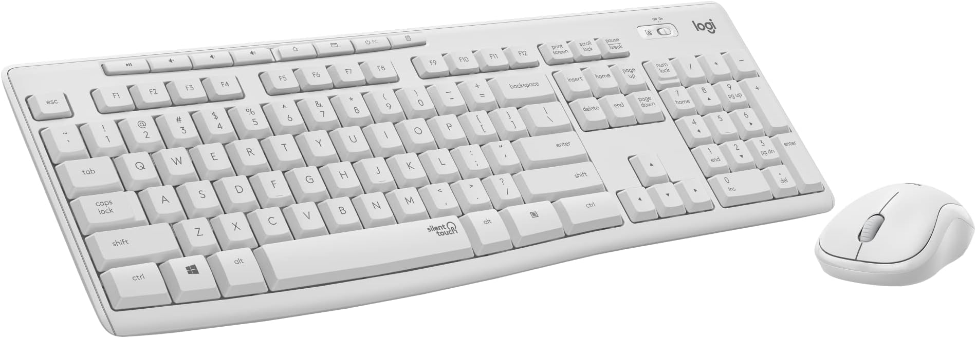 Logitech MK295 Wireless Mouse & Keyboard Combo with SilentTouch ...