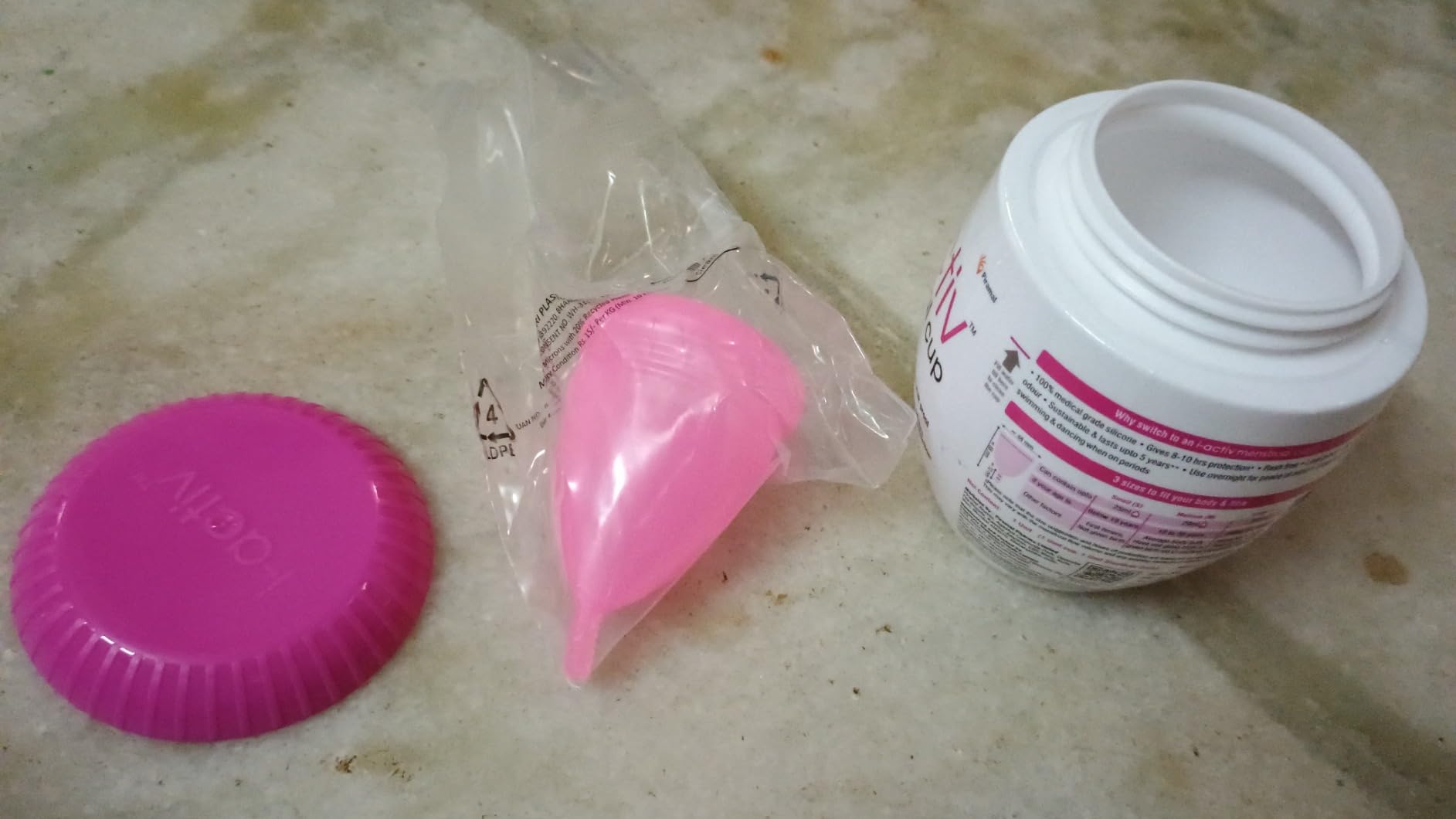 i-activ Menstrual Cup | Free Sterilizer Case | Rash-Free, Leak-Free ...