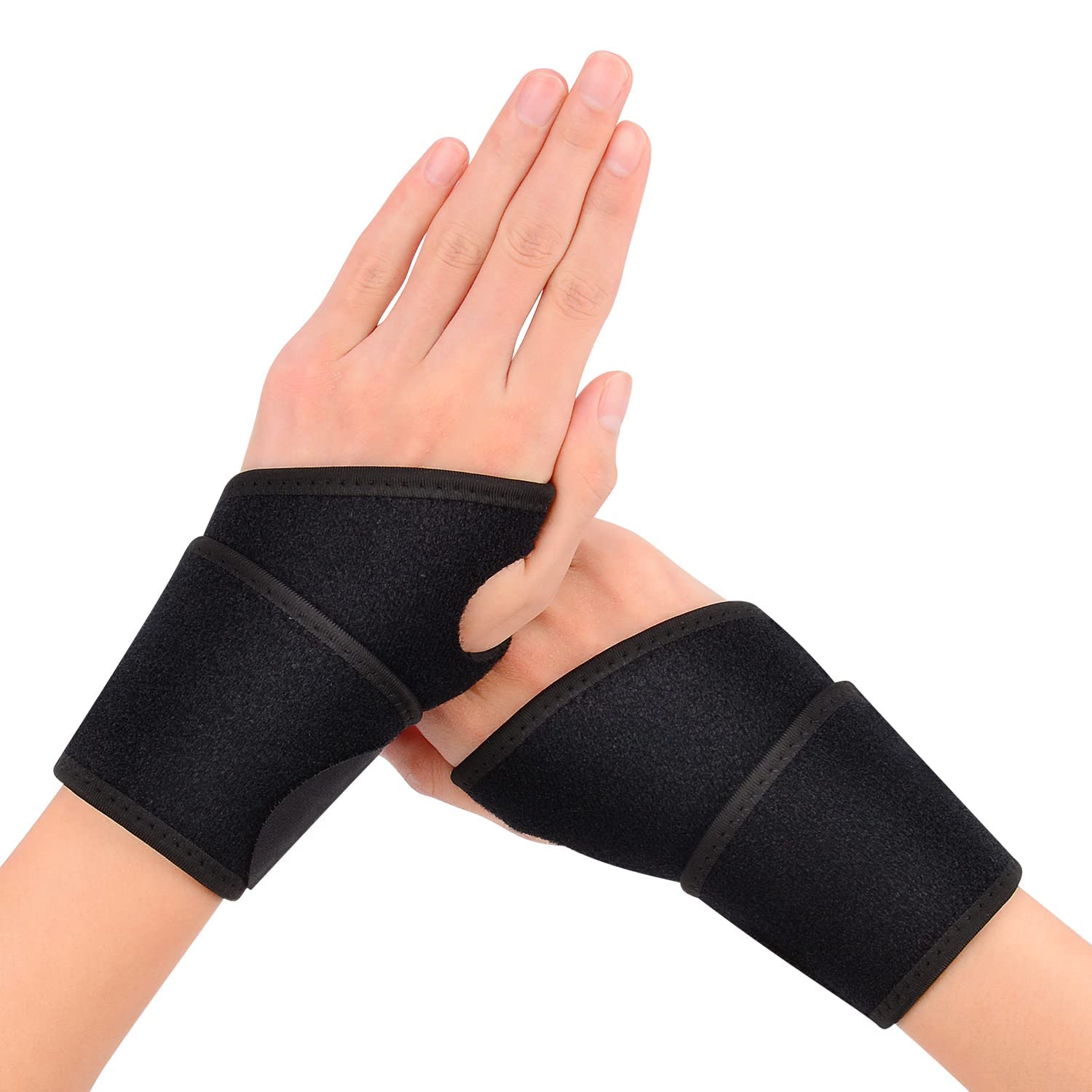 Wrist Brace by supregear, 2-Pack Adjustable Wrist Support Wrap-Wrist ...