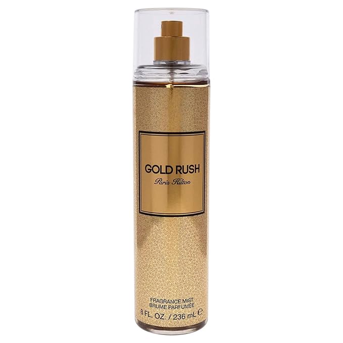 Amazon.com : Paris Hilton Rose Rush and Gold Rush Body Sprays for Women ...