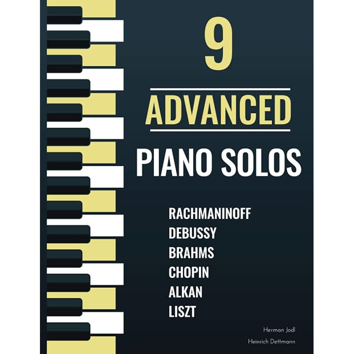 Buy 9 Advanced Piano Solos: Classical sheet music with fingering ...