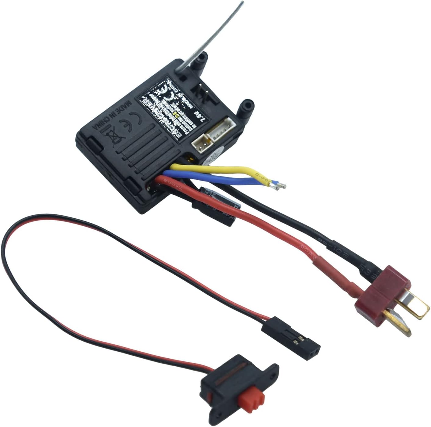 Amazon.com: HBX Part 18029 ESC & 2.4G Receiver JST & T Plug Option for ...