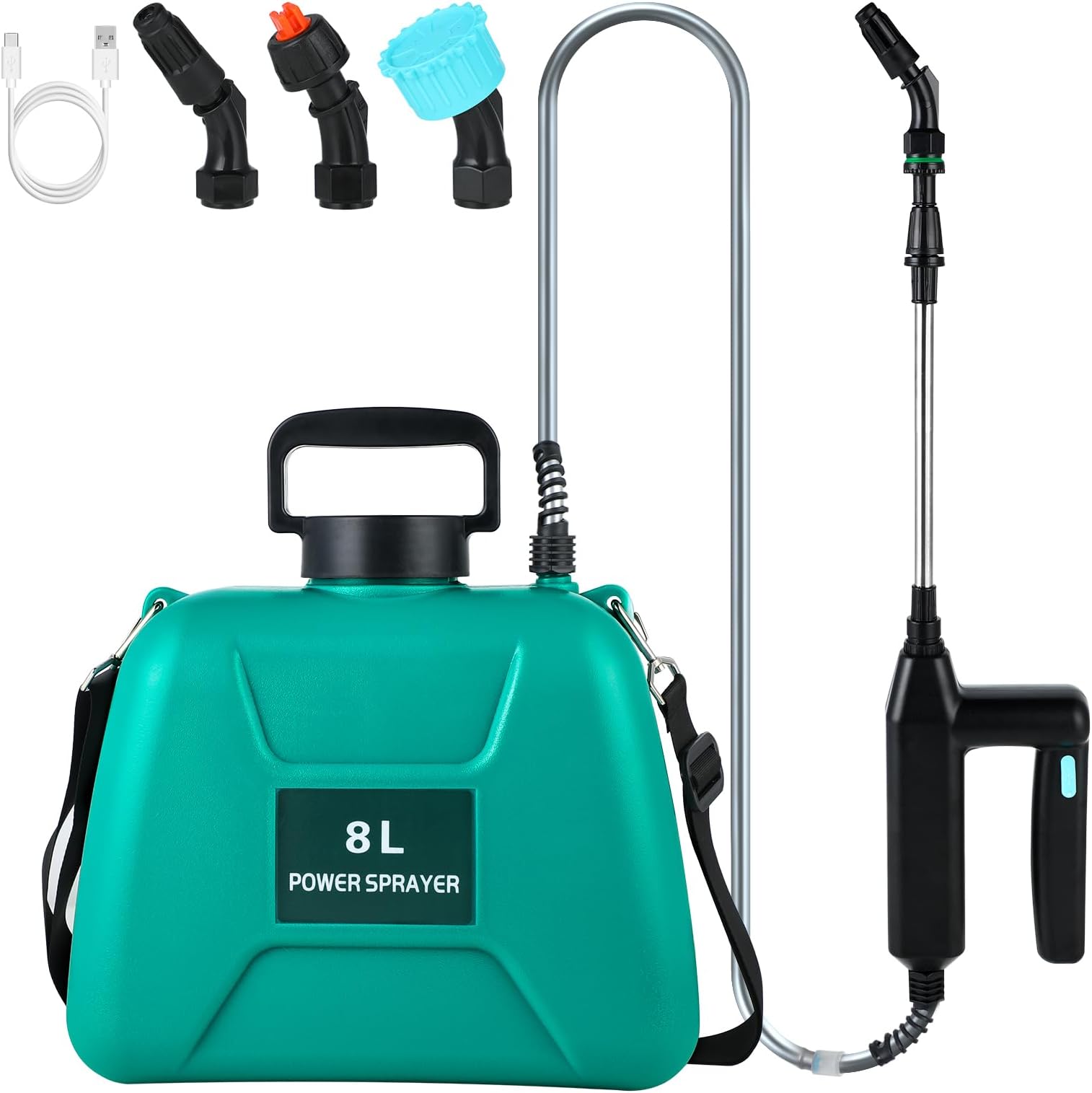 Amazon.com : 2 Gallon Battery Powered Garden Sprayer: Electric Power ...