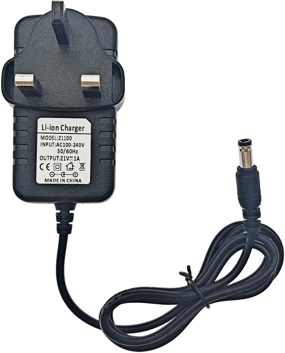 JZK DC 21V 1A Power Supply Adapter, Replacement Charger Adapter ...
