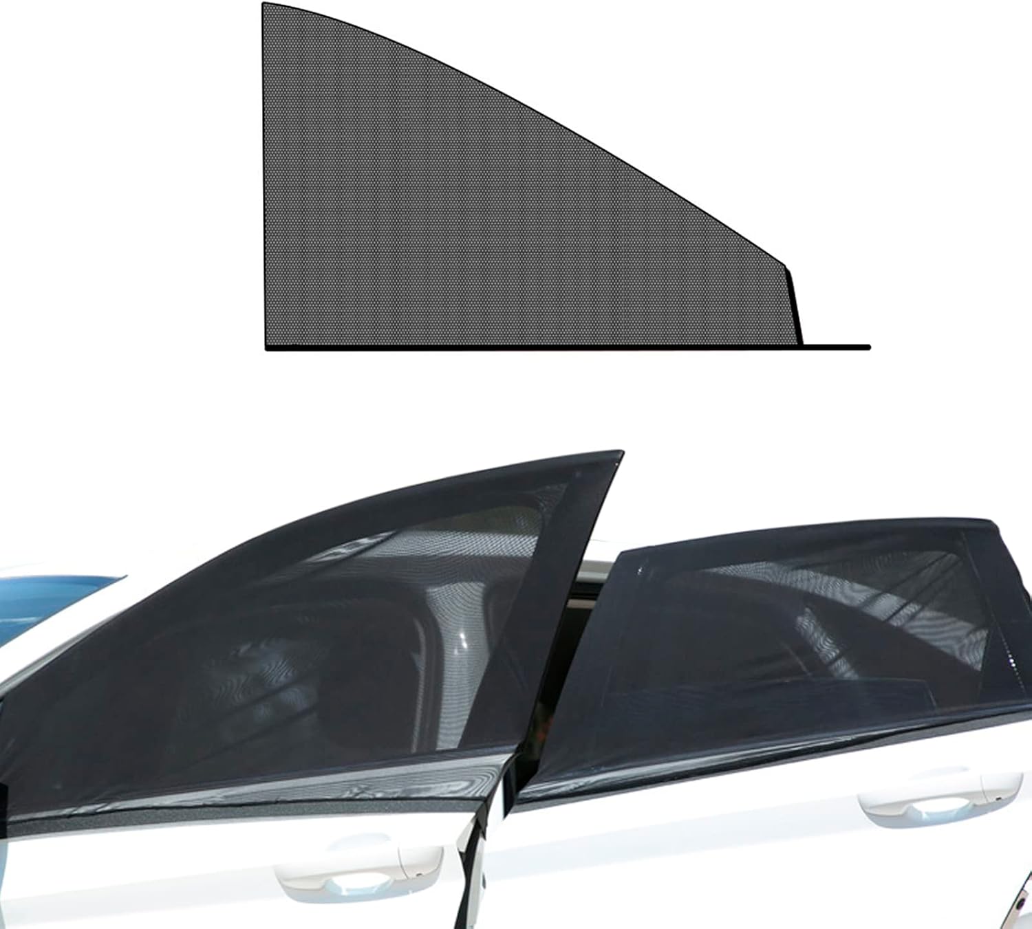 Amazon.com: QODOLSI Pack-2 SUV Front Window Sun Covers, SUV Side Window ...