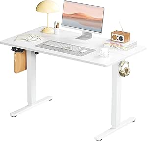 DESINO 140CM Large Electric Standing Desk, Height Adjustable Computer ...