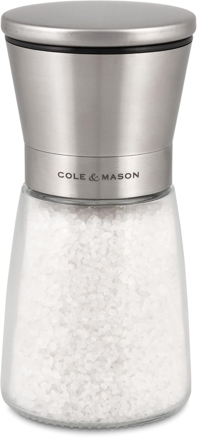 Amazon.com: Cole & Mason Sunderland 5.5" Salt Mill Set for Sea Salt ...