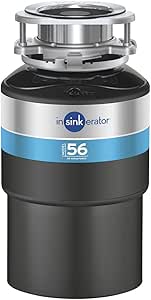 InSinkErator Model 56 Kitchen Waste Disposer, 0.55 HP with Air Switch ...