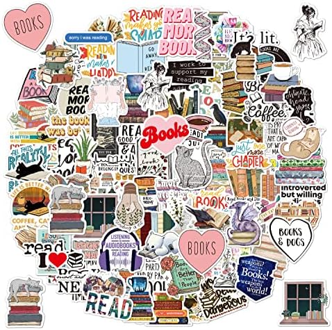 Amazon.com: Sanmatic 100PCS Reading Stickers Inspirational Water Bottle ...