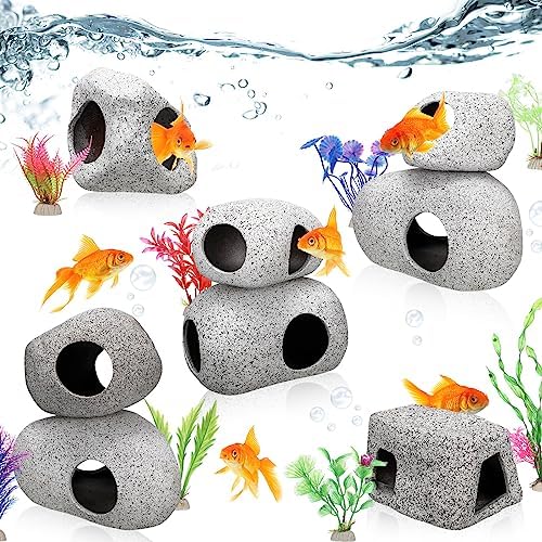 Amazon.com: Yuxung 16 Pcs Fish Tank Decorations Accessories Aquarium ...