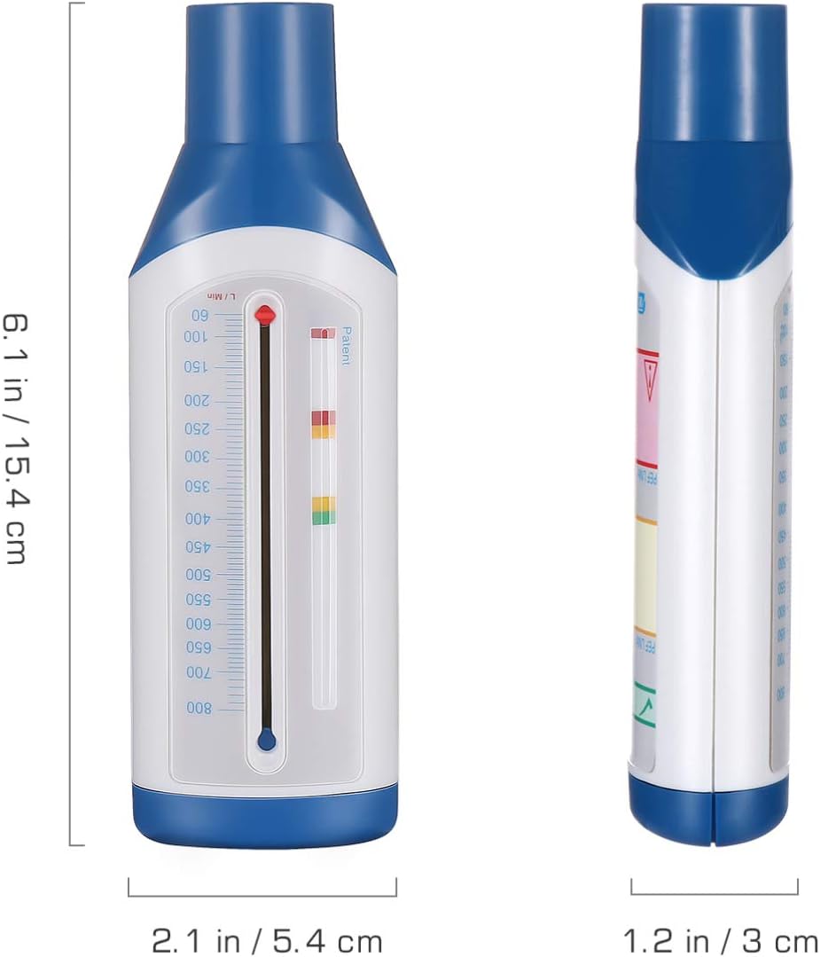 ULTECHNOVO Protable Personal Spirometer Peak Flow – Expiratory Flow ...