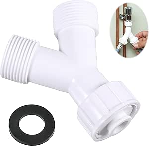 WUIOWPPIC Washing Machine Y Splitter 3/4 Inch Plastic Y Piece Splitter ...