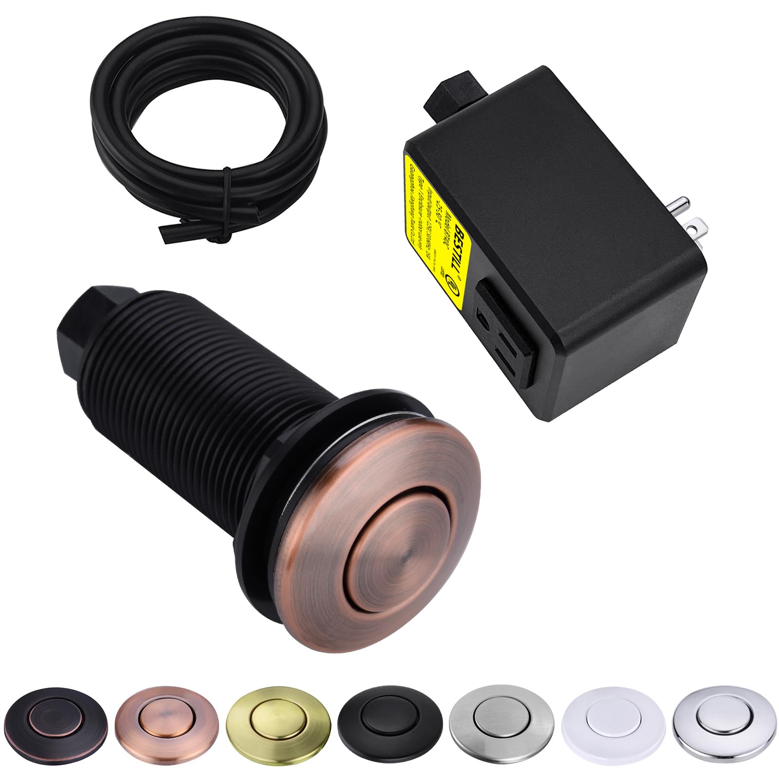 Snapklik.com : BESTILL Garbage Disposal Air Switch Kit - UL Listed ...