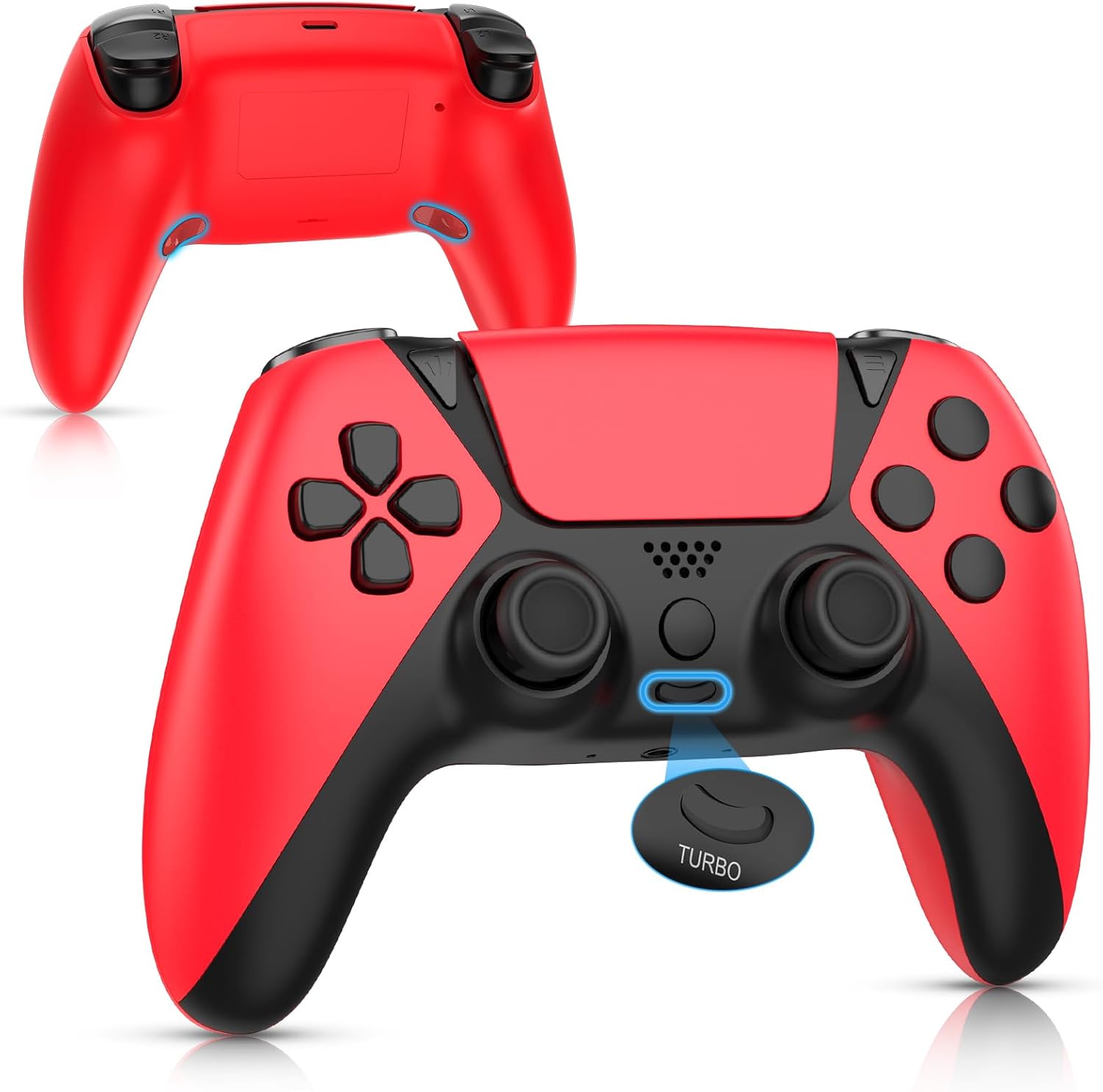 CunPeyjmo for PS4 Controller Wireless with 2 Back Paddles, Turbo ...