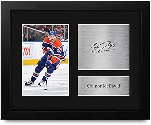 Amazon.com: HWC Trading Connor McDavid Edmonton Oilers Gifts Printed ...