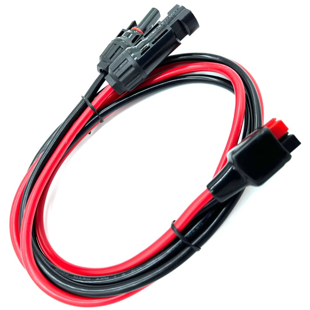 10AWG Solar Panel Cable, Solar Connector Power Pole Adapter, 45A ...