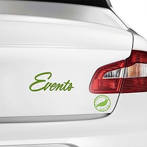 Amazon.com: Events Decal Sticker (lime, 26 inch) Lime : Automotive