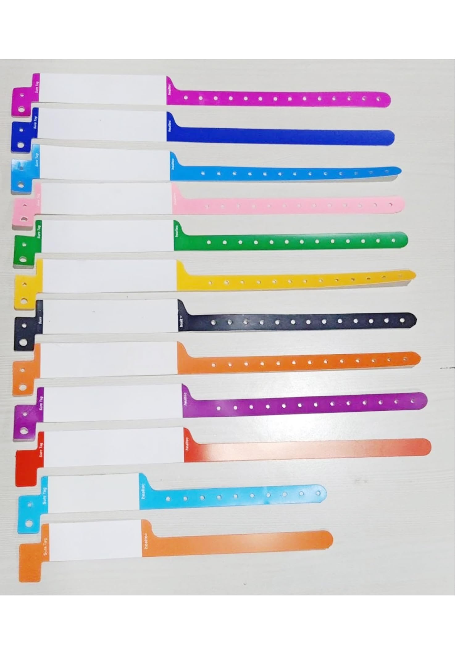 Hospital Patient Identification Bands Adult Id Wristbands Multi Color ...