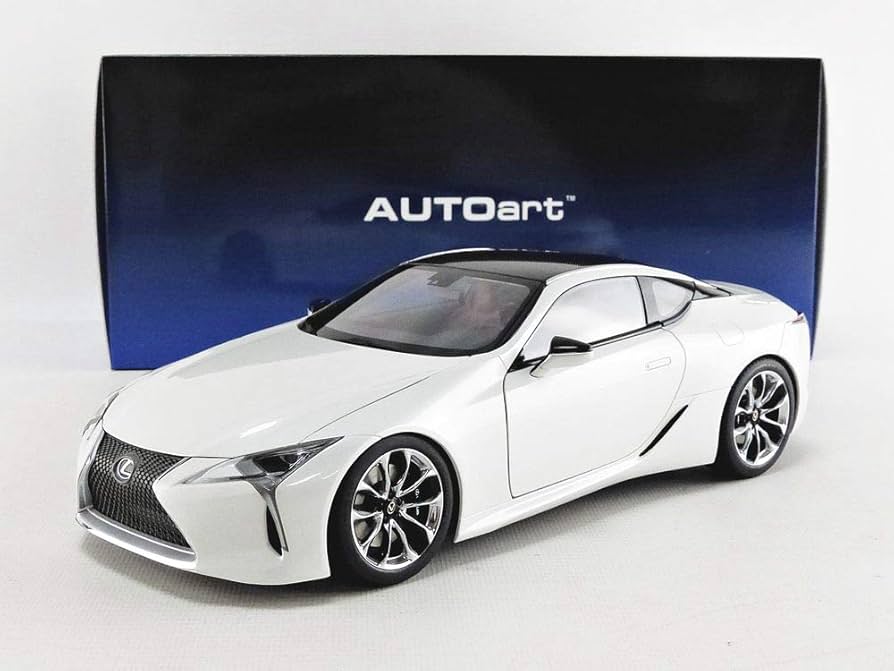 総合ランキング1位受賞 オートアート Diecast Car & Display Case Package - Lexus LC500， White Auto Art 78846 1/18 ...
