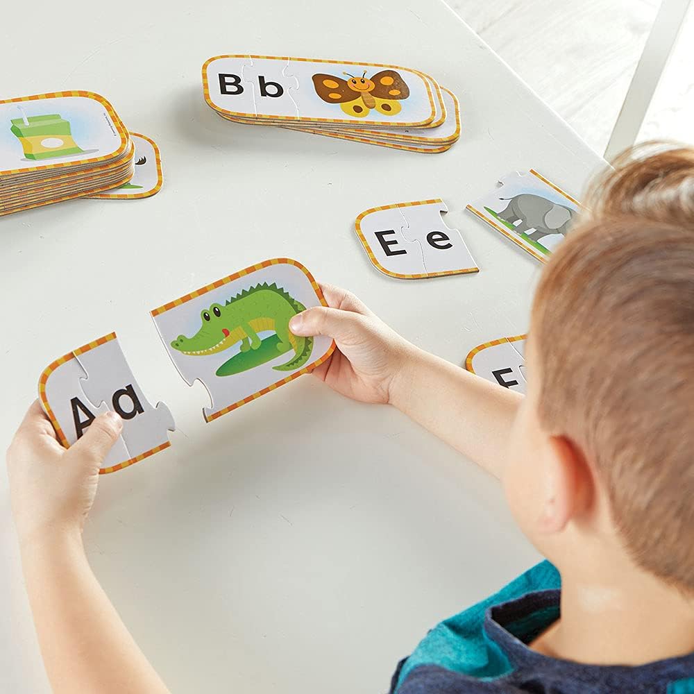 Learning Resources LER6089 Alphabet Cards, Preschool Readiness, Self ...