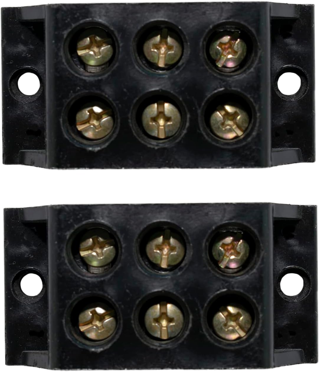 Ovicart 30A 3 Way Bakelite Connector Strip Black Screw Terminal ...