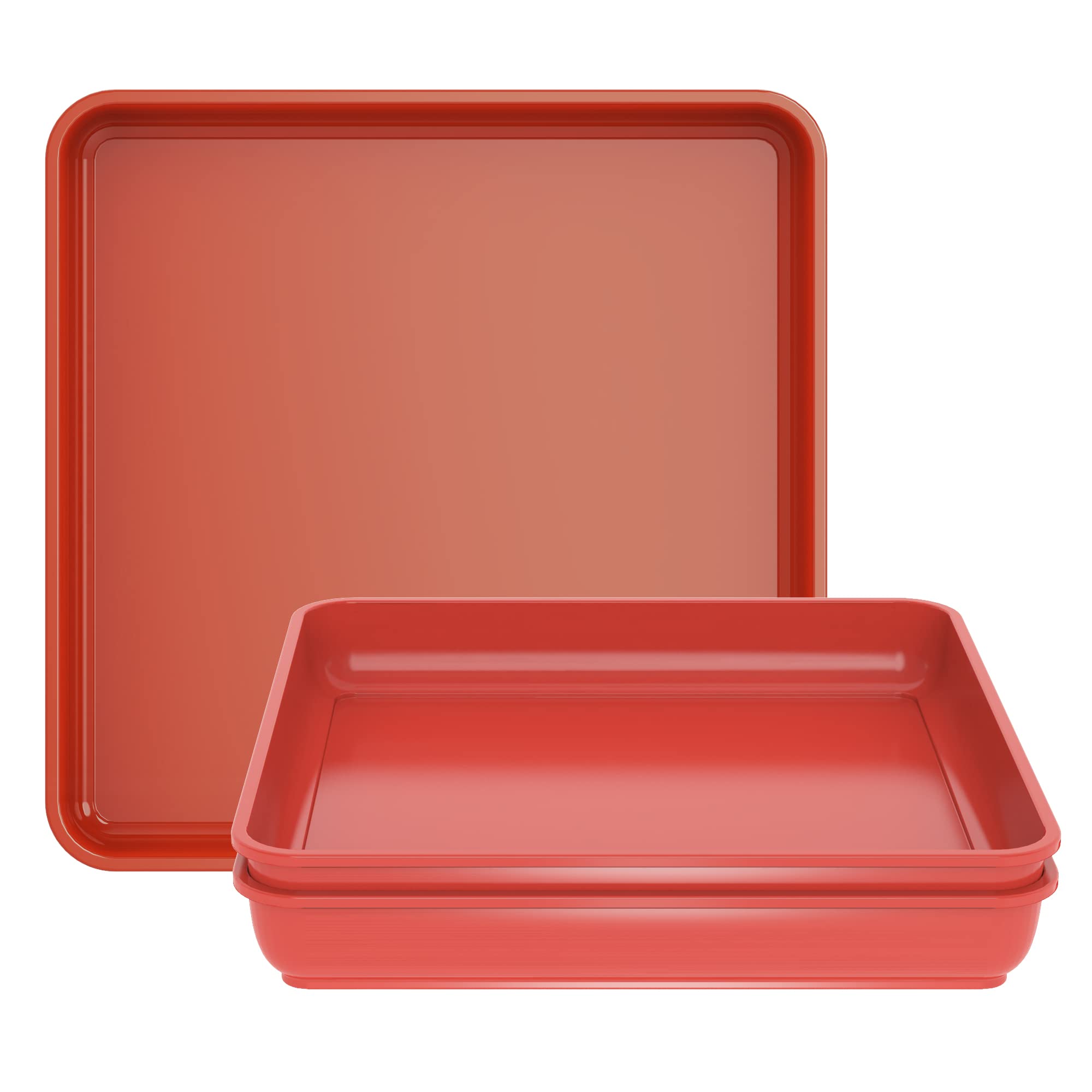 Amazon.com : WAYNHUI Squared Plant Saucer 6/8/10/12/14/16/18Square ...