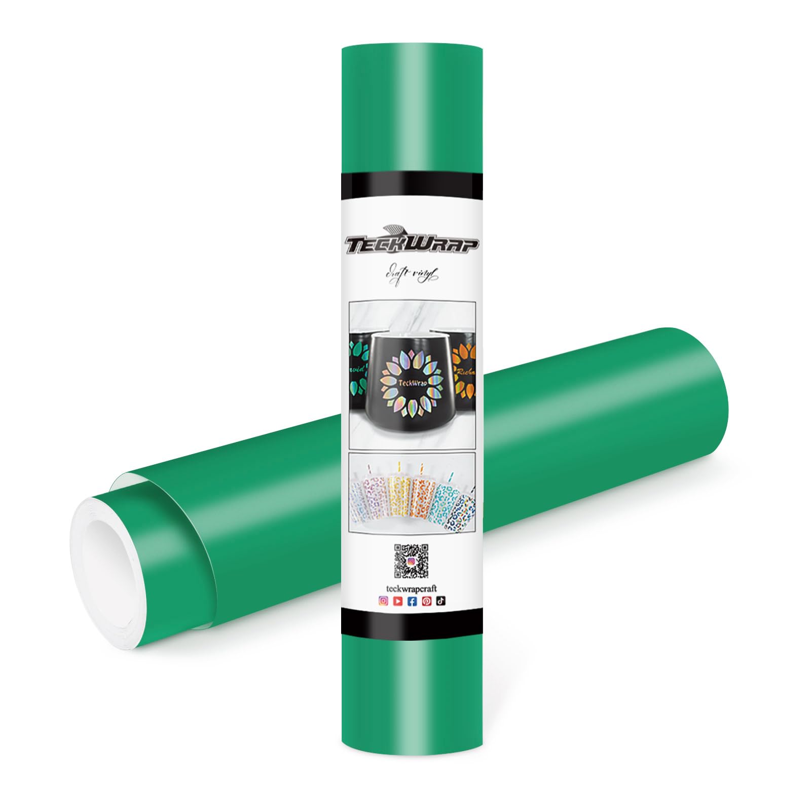 Amazon.com: TECKWRAP Permanent Adhesive Vinyl 12" x 10ft, Matte Kelly Green
